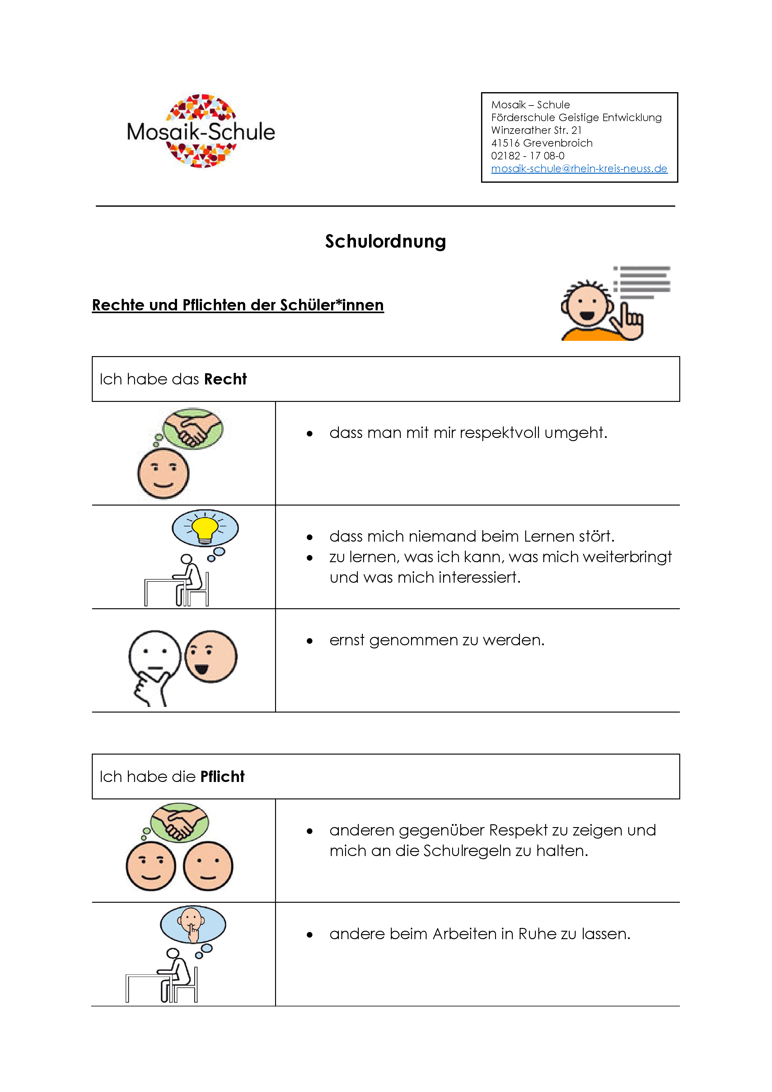 Mosaik-Schule - Über uns